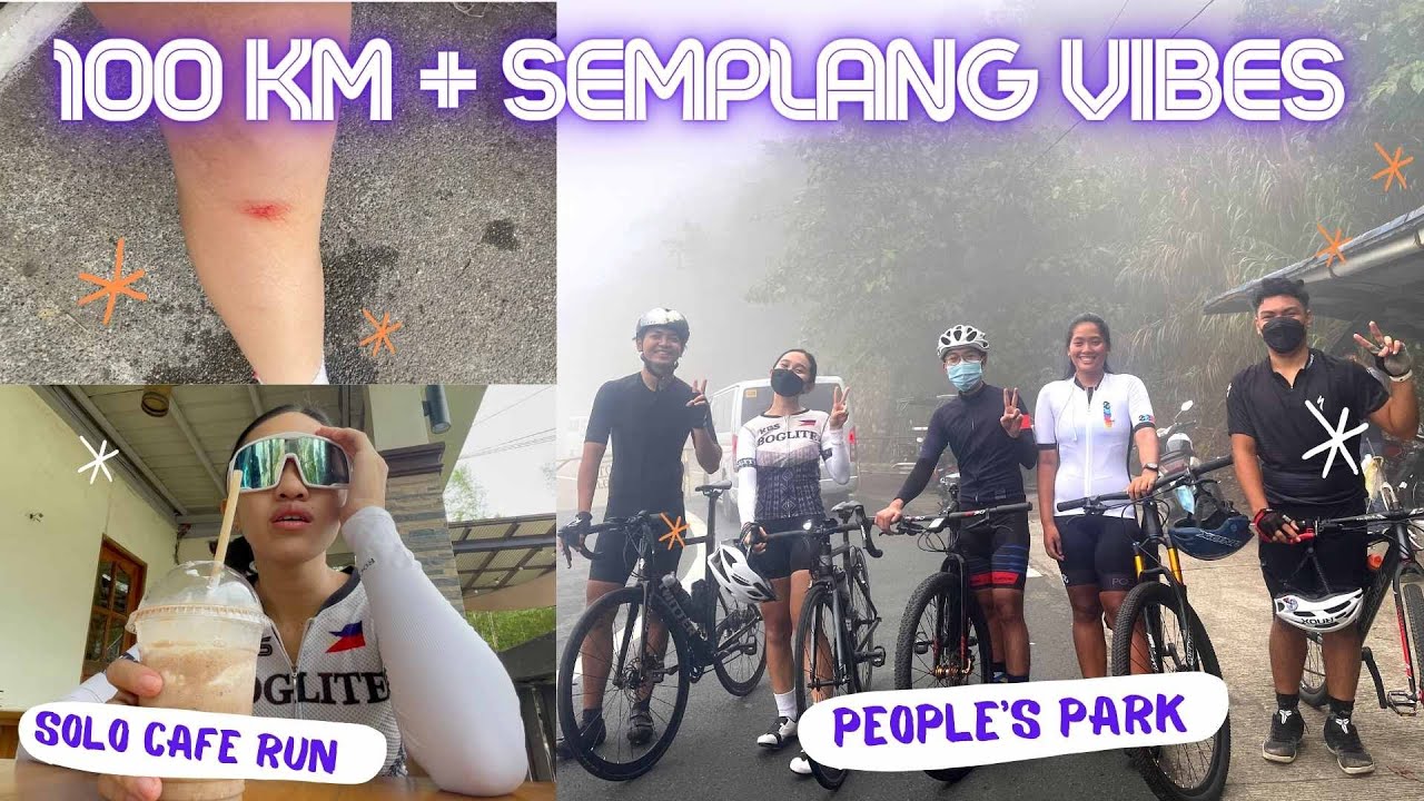 100 km ride + SEMPLANG HAHA - YouTube