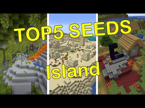 Top 5 BEST Island Seeds for Java 1.18.1 | Minecraft - YouTube