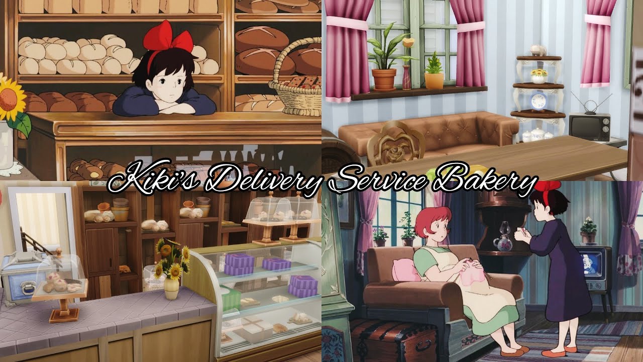 Kiki's Delivery Service Bakery Inspired (NO CC) - TS4 [SPEED BUILD ...