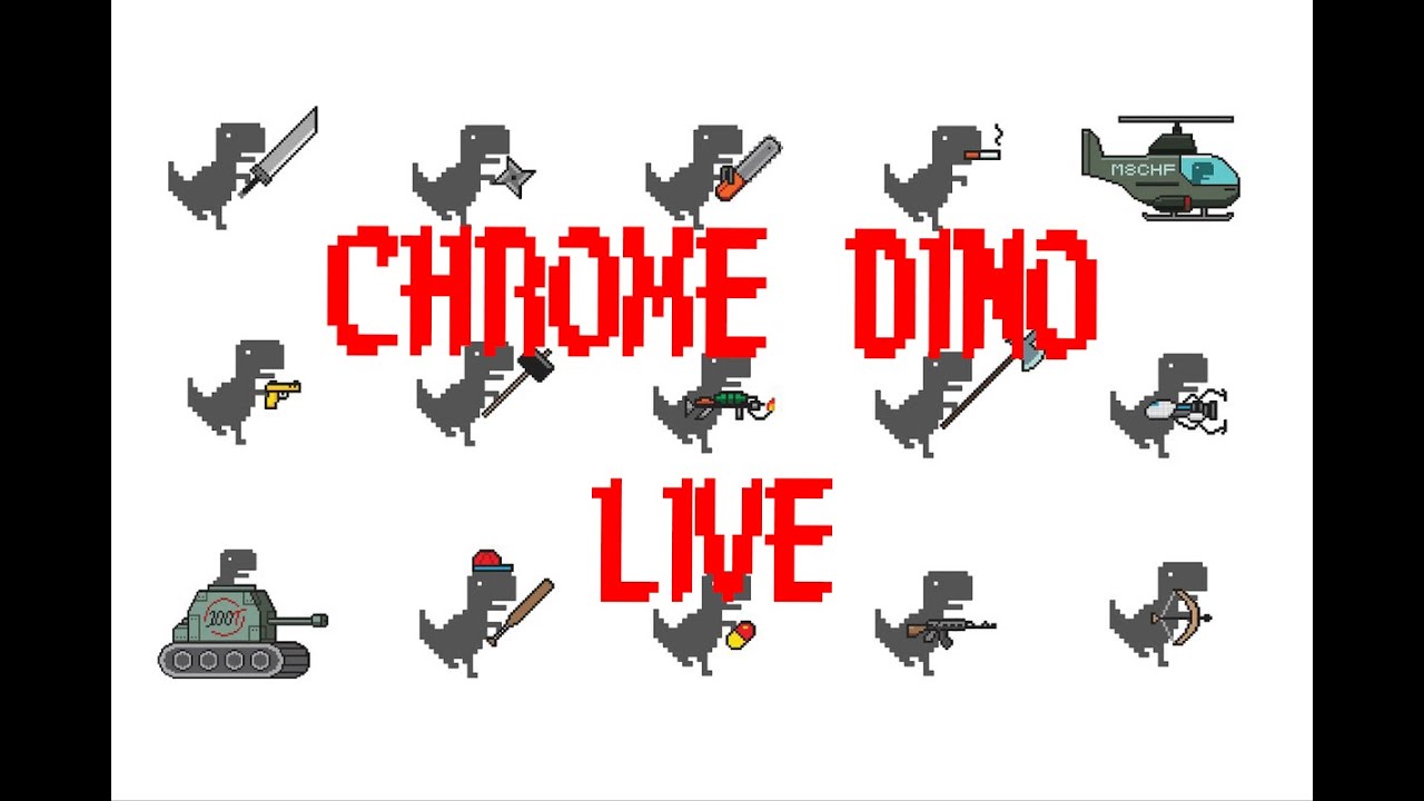 CHROME DINO GAME LIVE - YouTube