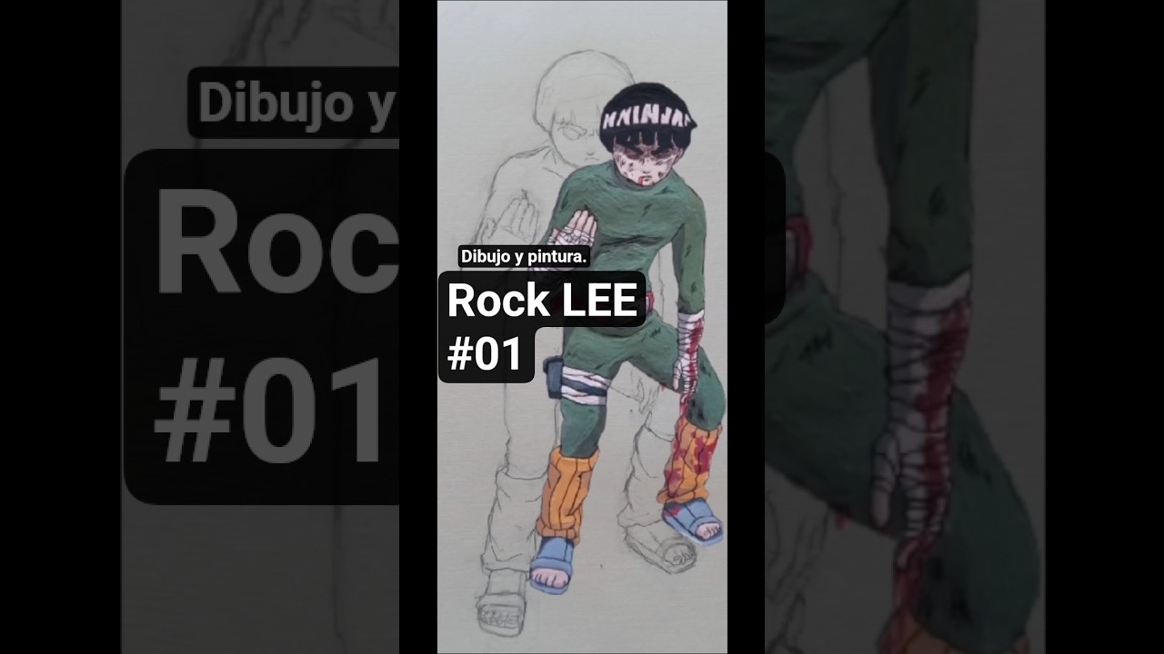 ROCK LEE #naruto #anime #dibujo #colors #2026 - YouTube