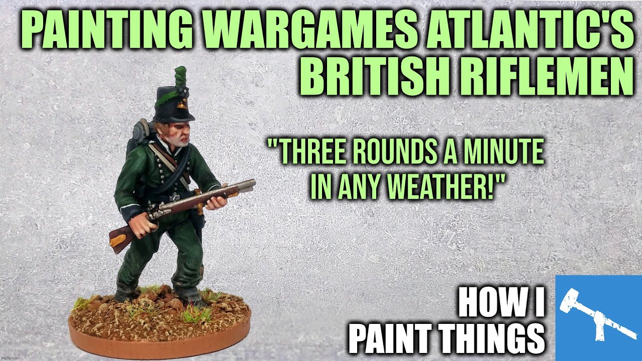 Chosen Men - Keeping the 95th Rifles Simple! [How I Paint Things] - YouTube