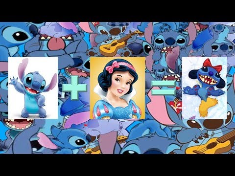 Disney Princesses as Stitch - YouTube