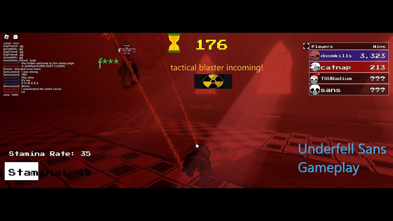 Undertale: Last Corridor - Underfell Sans Small Gameplay | Roblox # ...