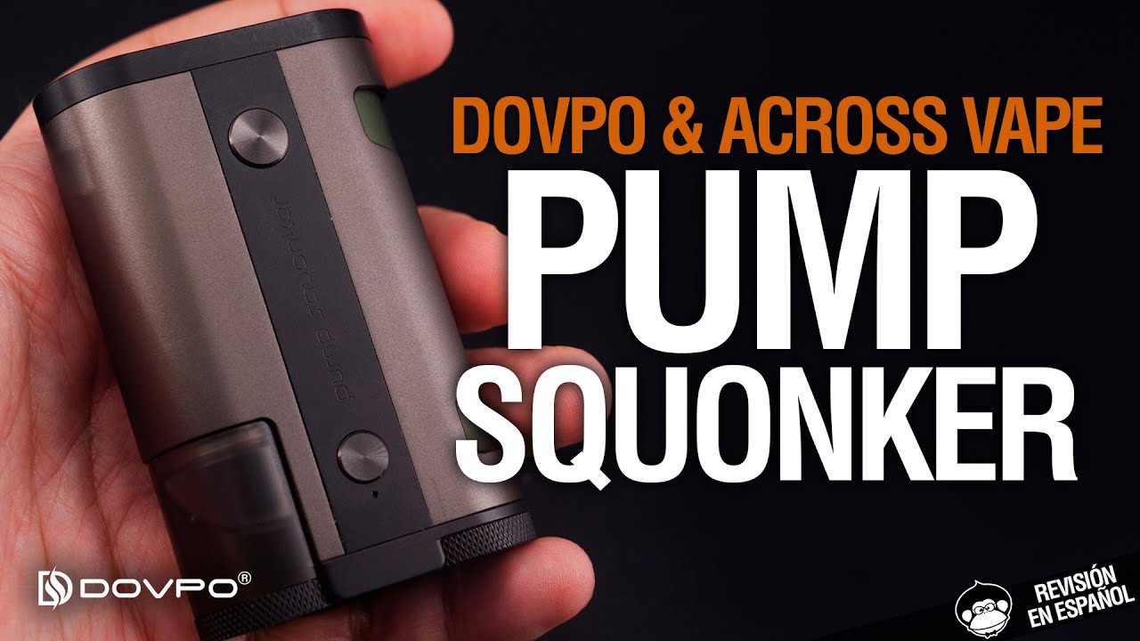 INNOVACIÓN... y ¡BF! Dovpo & Across Vape PUMP SQUONKER / revisión - YouTube