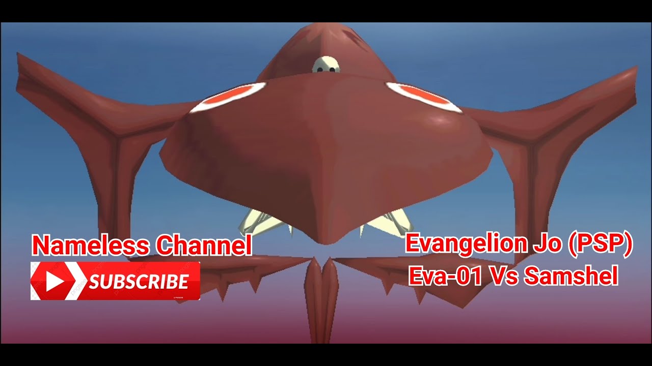 Gameplay Evangelion Jo (PSP) Eva-01 Vs Samshel - YouTube