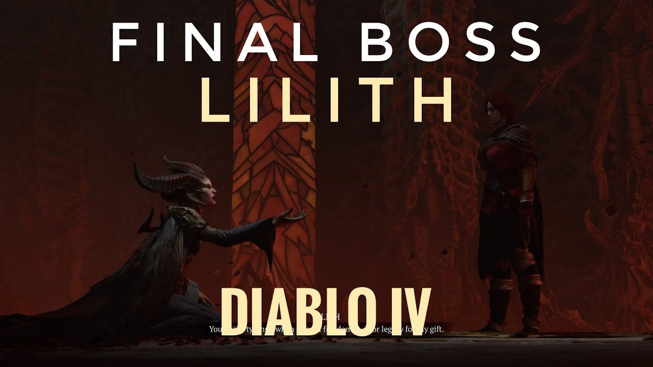 Final boss lilith Diablo IV เกมโคตรสนุก - YouTube