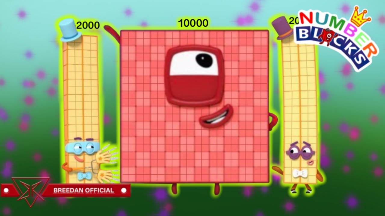 Numberblocks - Mett The Numberblocks 2000 10000 2000 Big Numbers Are ...
