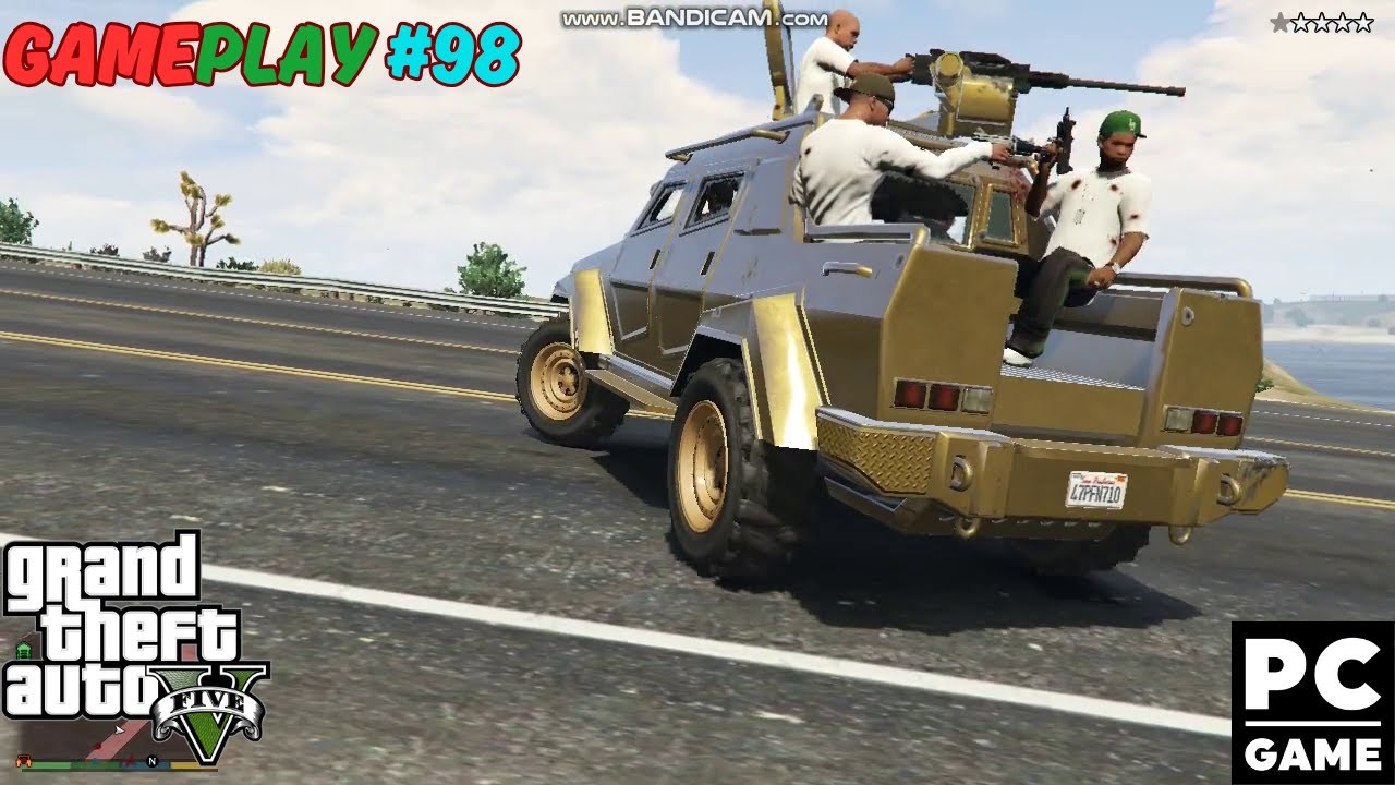 Trevor Gun Truck vs. Police Helicopters - GTA 5 Gameplay #98 - YouTube