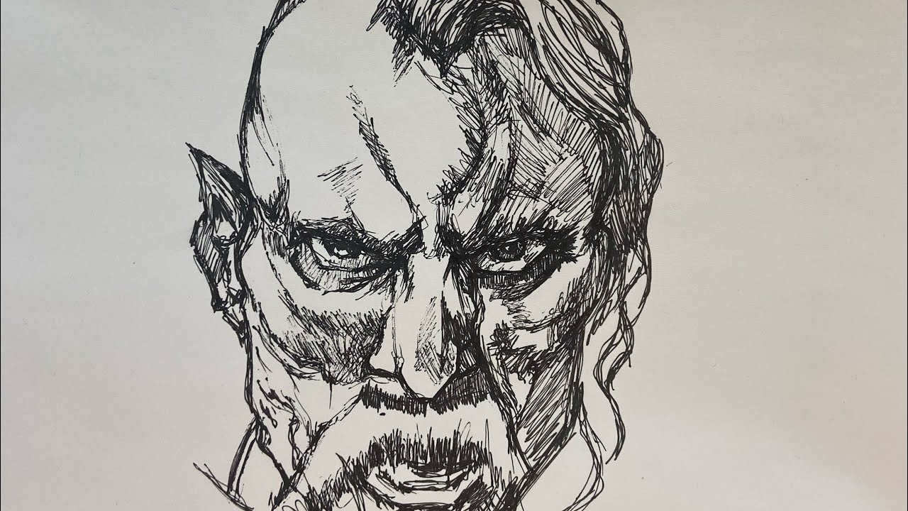 How to draw Nosferatu - YouTube