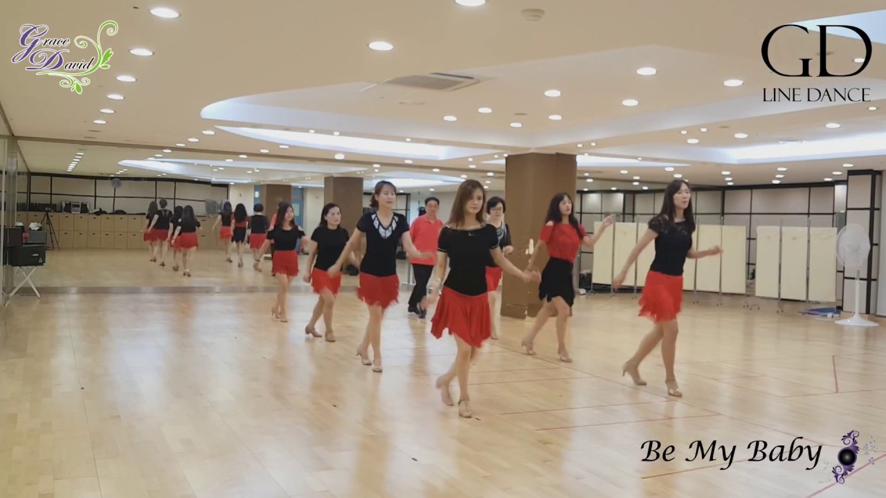 Be My Baby Line Dance - YouTube