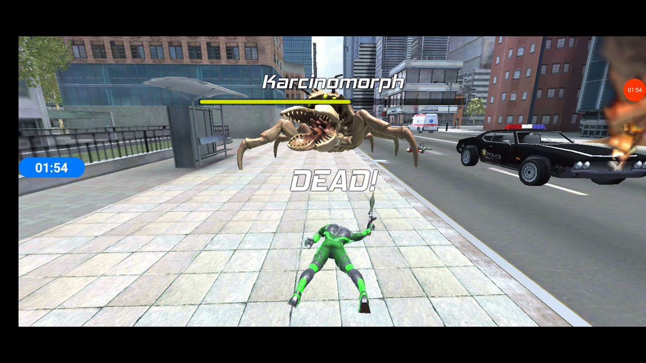 rope frog Ninja Hero game play video - YouTube