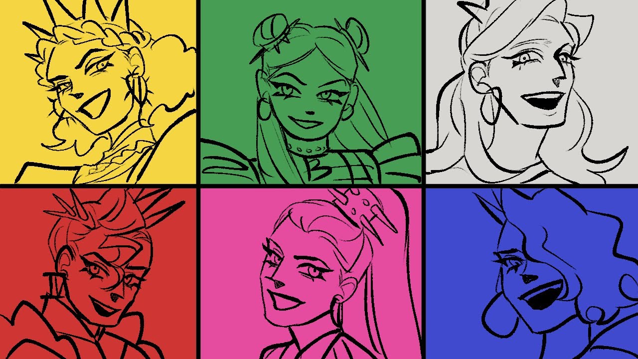 SIX the musical-queens introduce [animatic] - YouTube