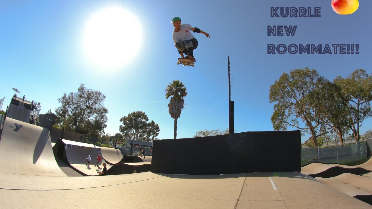 New roommate in San Diego, Streetboarding at Skatercross first day ...