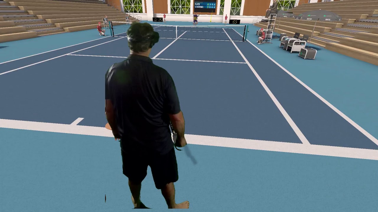 FIRST PERSON TENNIS IN VIRTUAL MIXED REALITY - YouTube