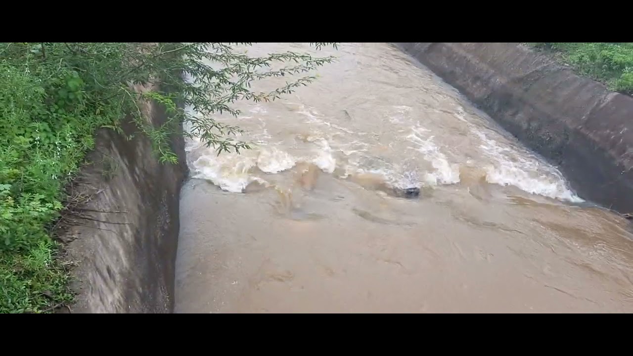 Canal water | Hidkal dam can water - YouTube