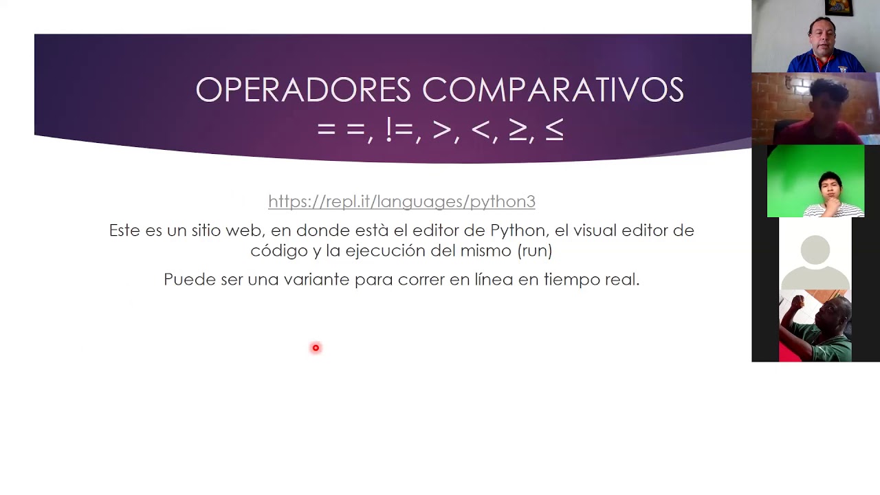 5 BACO Programacion Operadores Comparativos - YouTube