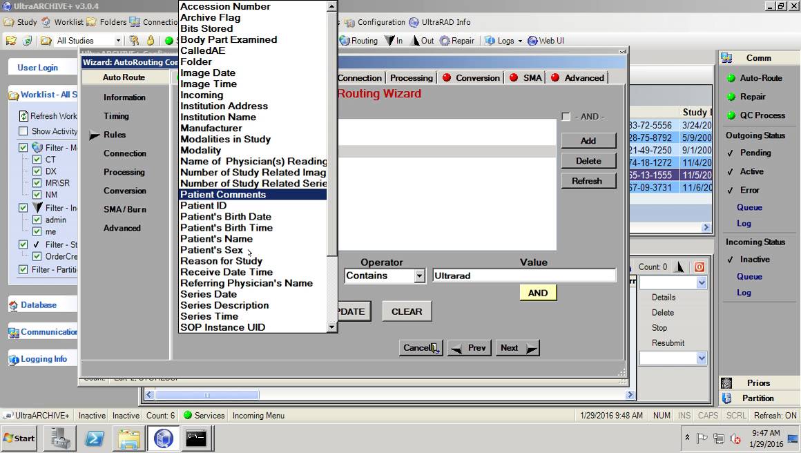 UltraARCHIVE+DICOM Router Routing and Workflow Configuration Demo - YouTube