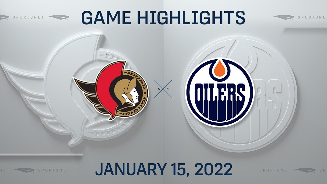 NHL Highlights | Senators vs. Oilers - Jan 15, 2022 - YouTube
