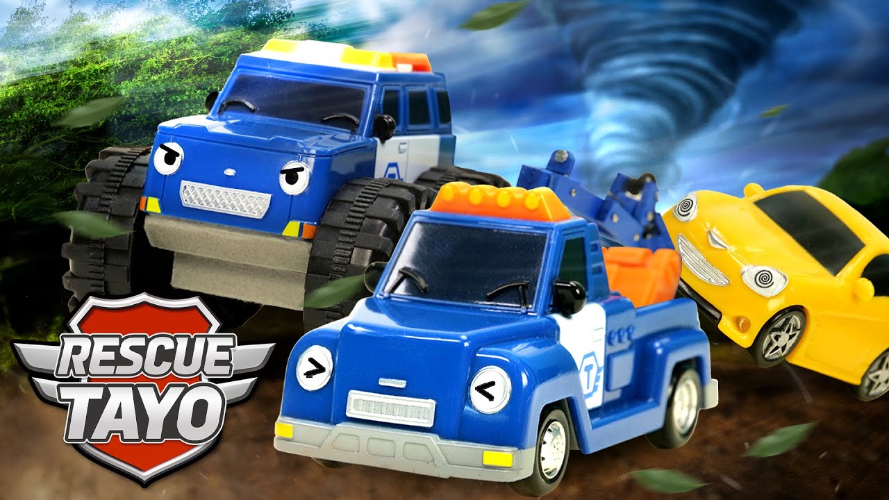 Blue Rescue Team! Protect the City From the Storm | Rescue Tayo Story ...
