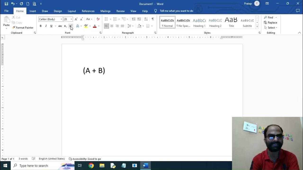 Creation Of Superscript Subscript In MS Word Document YouTube creation-of-superscript-subscript-in-ms-word-document-youtube