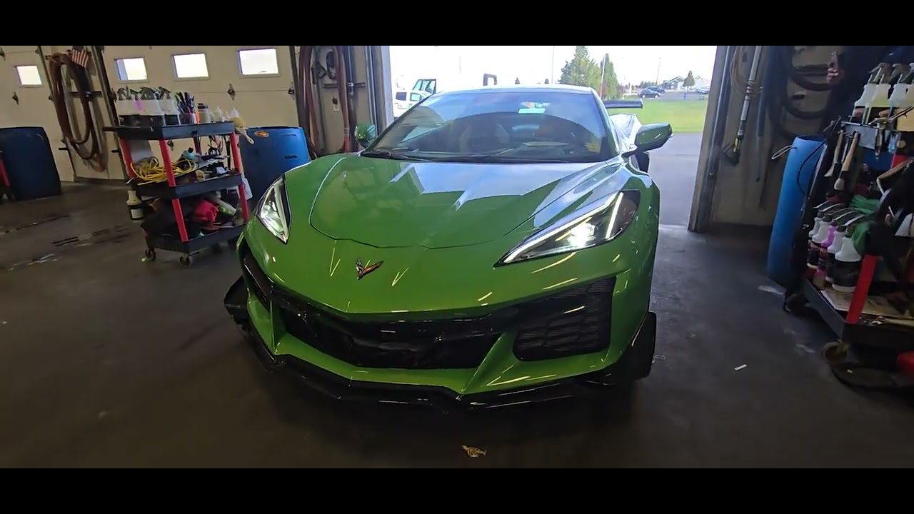 ALL NEW 2026 CHEVROLET CORVETTE C8 Z06 3LZ IN THE NEW GREEN COLOR ...