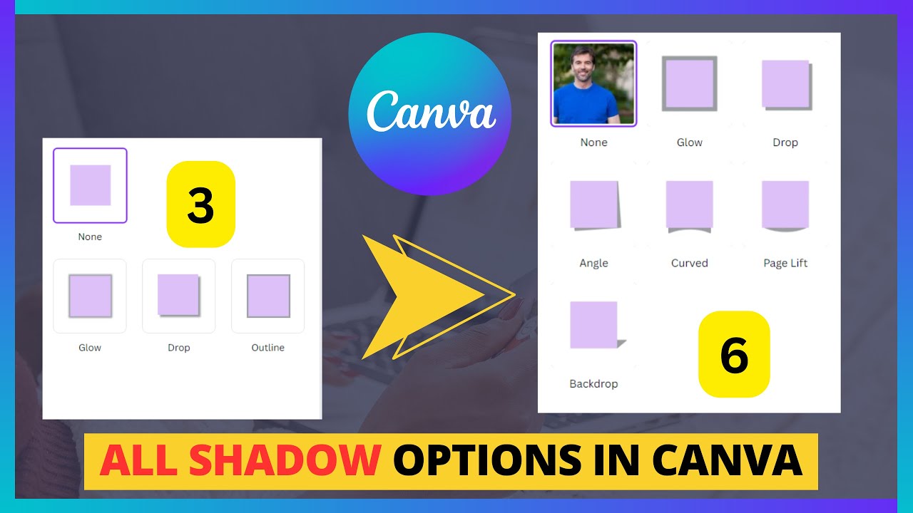 How To Find All Six Shadow Options in Canva (Quick & EASY!) | Canva ...