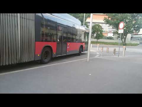 Autobus Linie 92A Kaisermühlen Vienna International Centre U in Wien