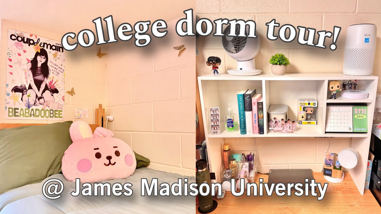 COLLEGE DORM TOUR 2024 | Hoffman Hall | James Madison University - YouTube