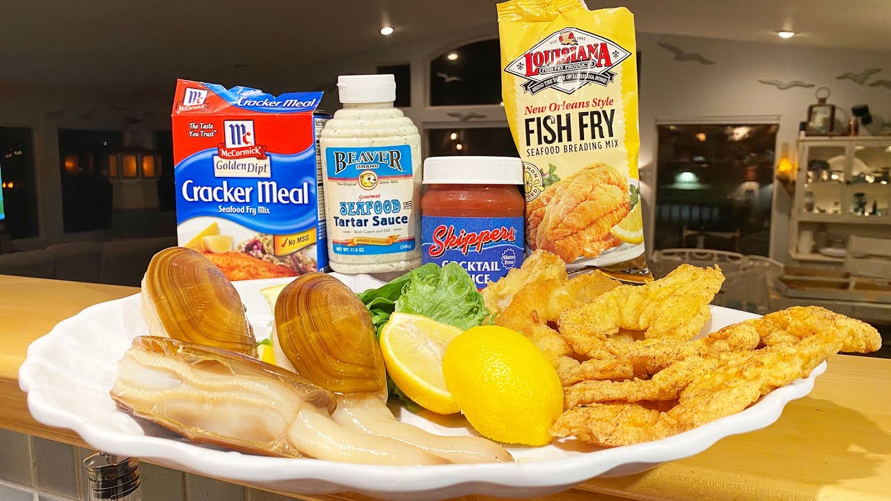 Razor Clam Dig, CATCH & COOK! (Fried Clam Recipe) - YouTube