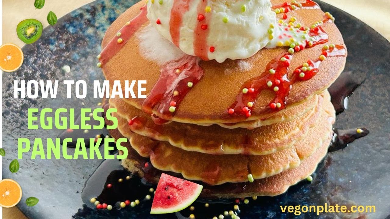 Easy Fluffy Eggless Pancake Recipe| Instant Pancake Recipe - YouTube