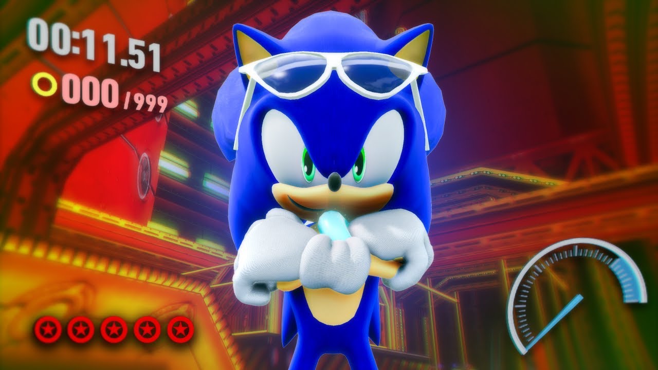 Sonic Frontiers: Stylized HUD & Custom Stages - YouTube