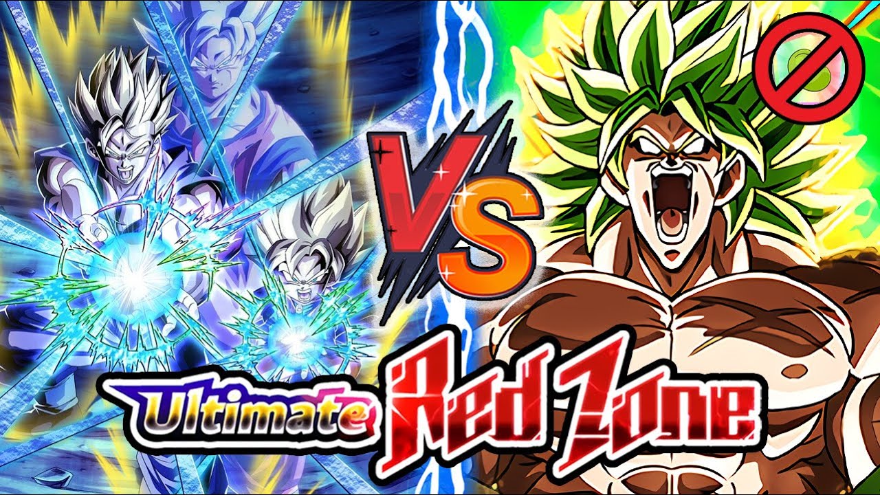 EZA LR GOHAN & GOTEN VS BROLY RED ZONE (NO ITEMS) Dragon Ball Z Dokkan ...