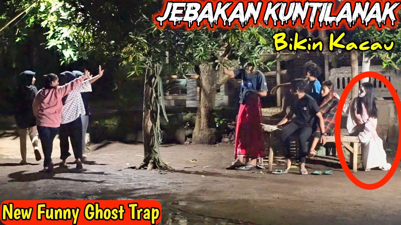 Jebakan Kuntilanak Super Kacau || Prank Terbaru Lucu Ngakak || Ghost ...