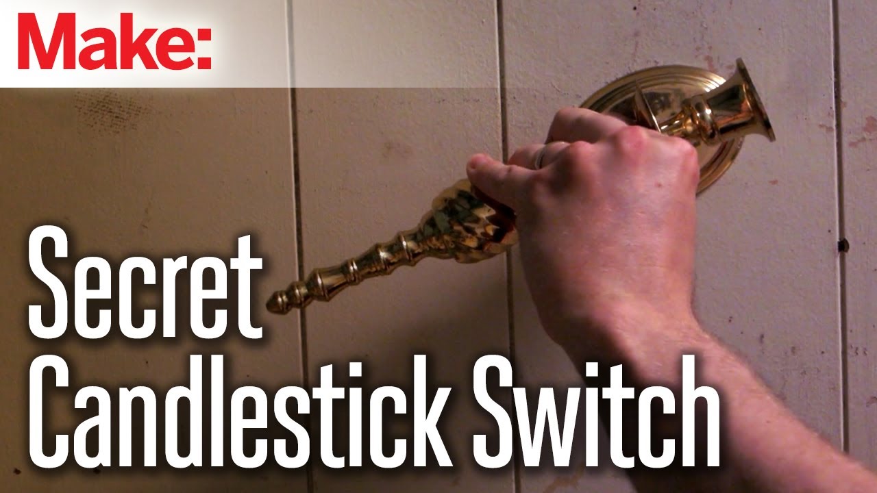 DIY Hacks & How To's: Secret Candlestick Switch - YouTube