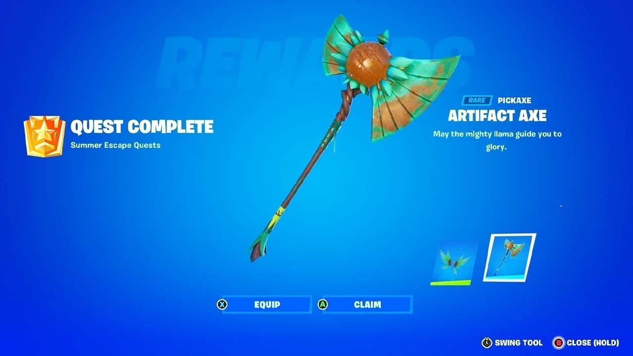 Destroy Stones to Unlock This Free Pickaxe (10) - Fortnite Summer ...