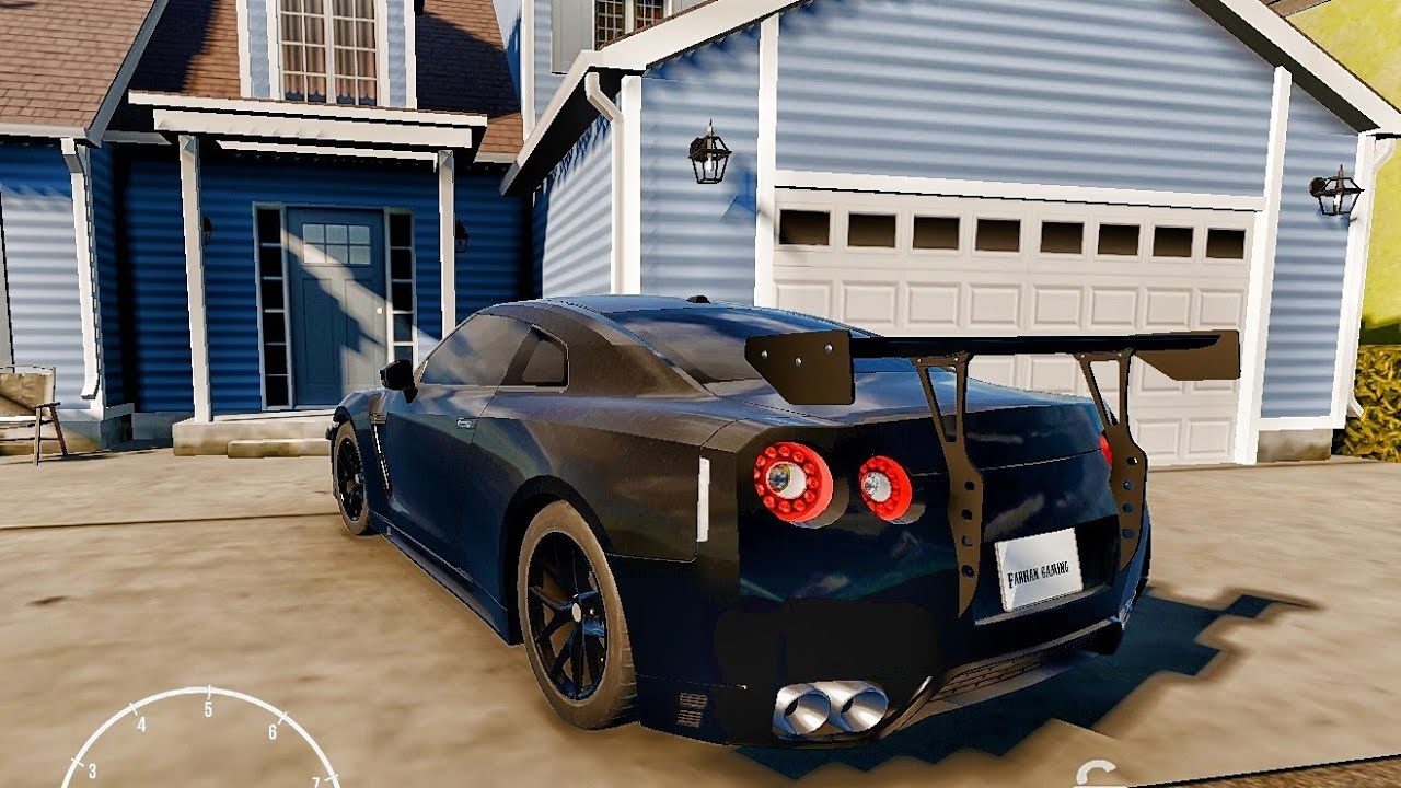 Drive Nissan GTR Realistic - Car parking multiplayer 2 Gameplay - YouTube
