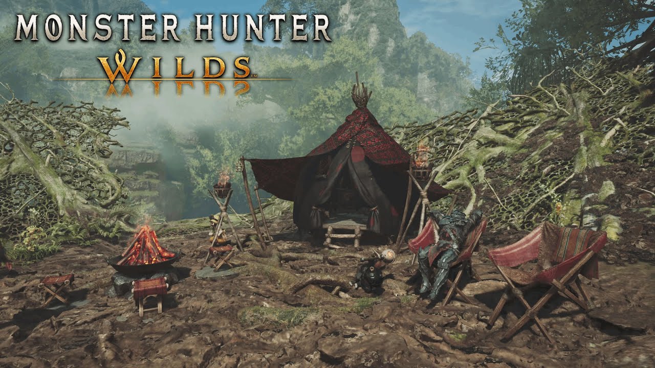 The Hunter Napping at Various Camps (No BGM) | Monster Hunter Wilds ...