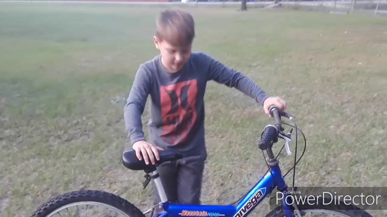 Flipping over on a bike for fun:) - YouTube