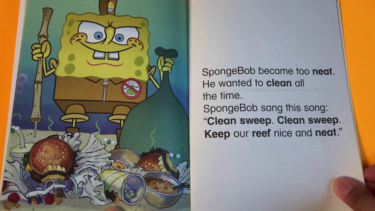 Sponge Bob Read Along Learn To Read For Children So Much Fun - YouTube