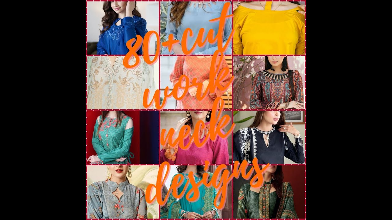 Beautiful cutwork neck designs ideas||latest designs of cutworks - YouTube