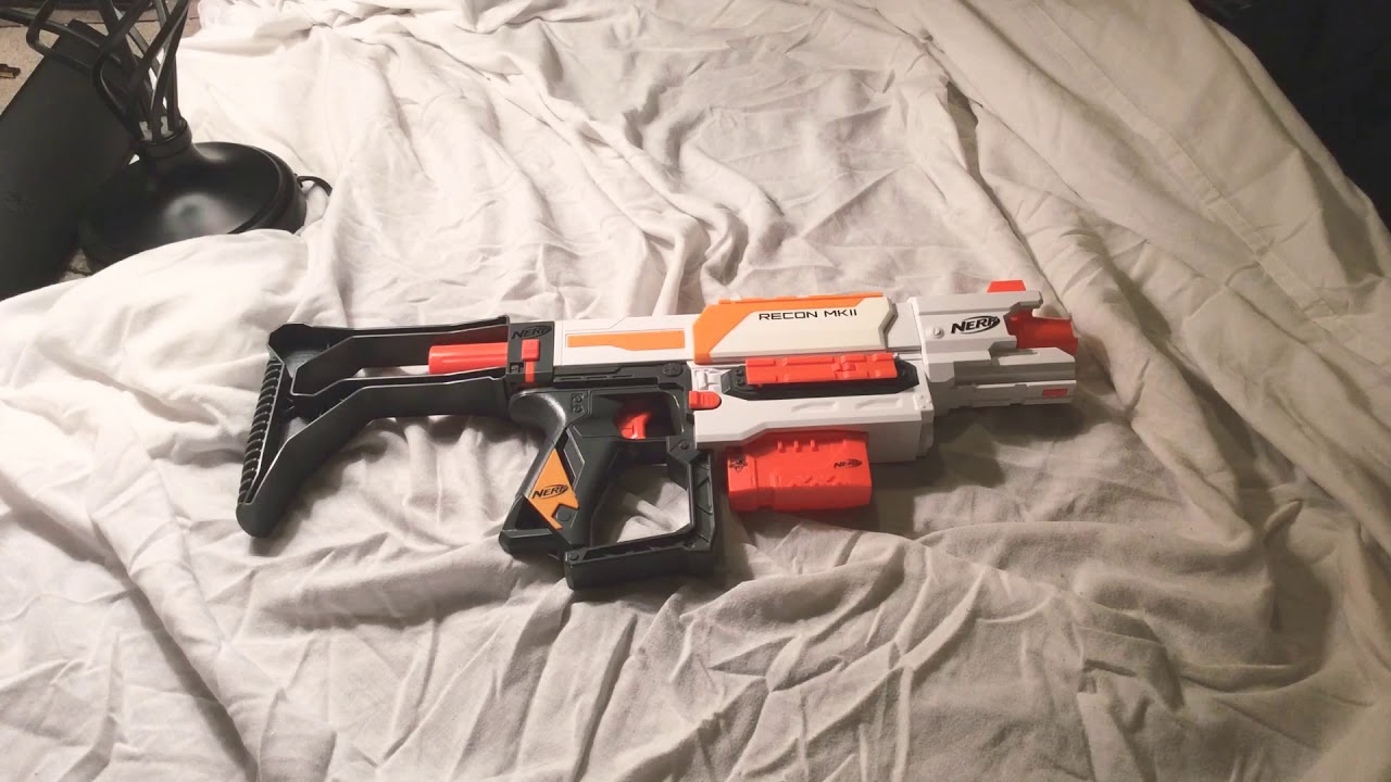 The Recon mkII modulus nerf pistol. - YouTube