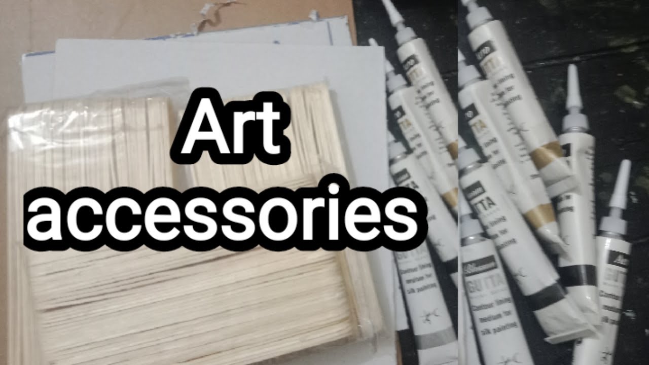Unboxing most important art accessories||art&craft material - YouTube