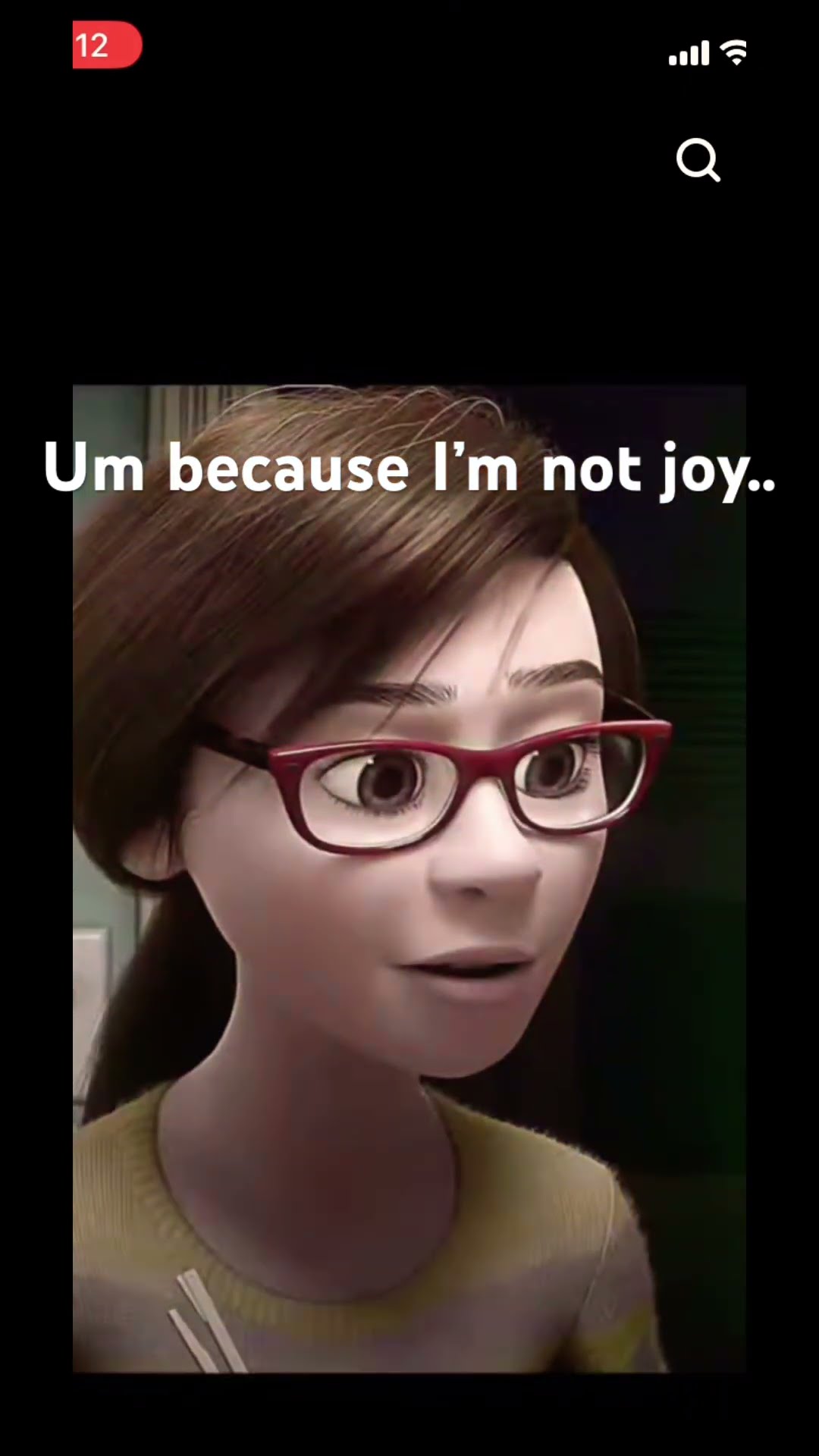 #insideout2 #movie #movies uh because I’m not joy - YouTube