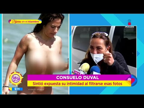 ¿Consuelo Duval desnuda en la playa? | Sale el Sol