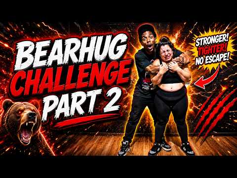 BEARHUG CHALLENGE COUPLE  STRONGEST TEST