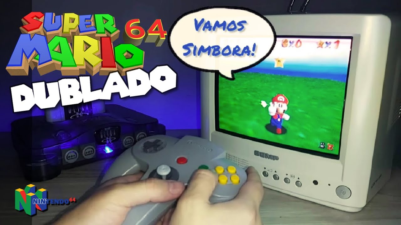 Super Mario 64 (Dublado) - Nintendo Ultra 64 Gameplay - YouTube