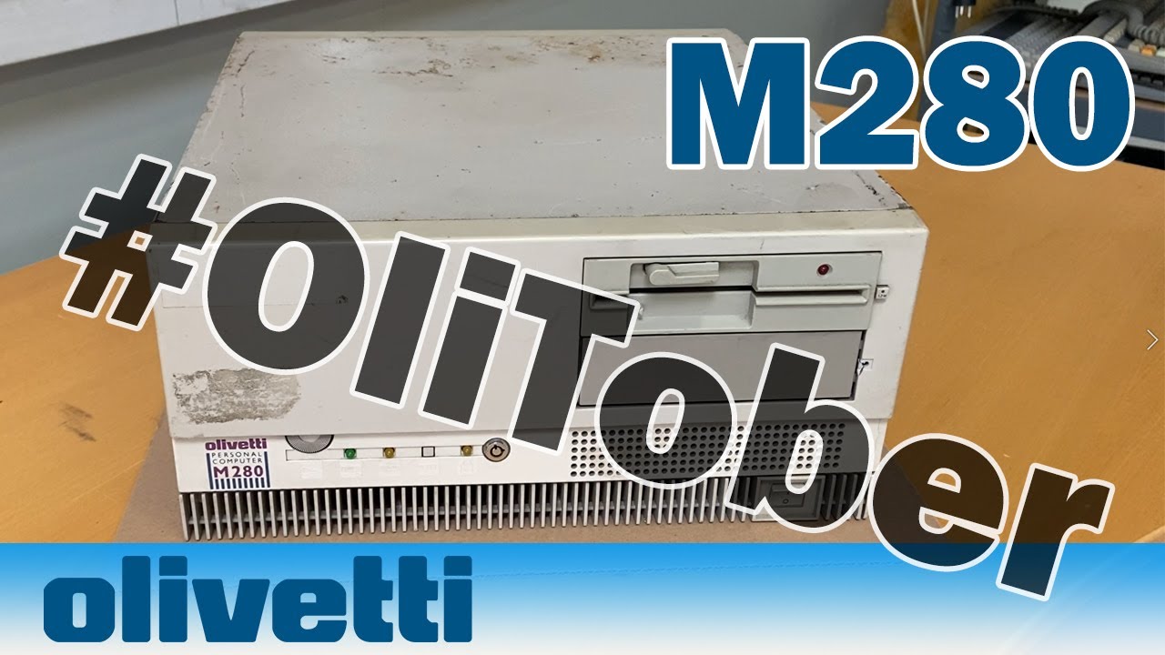 Olivetti M280 80286 - Episode 1 - The 12 MHz Intel 80286 AT computer ...