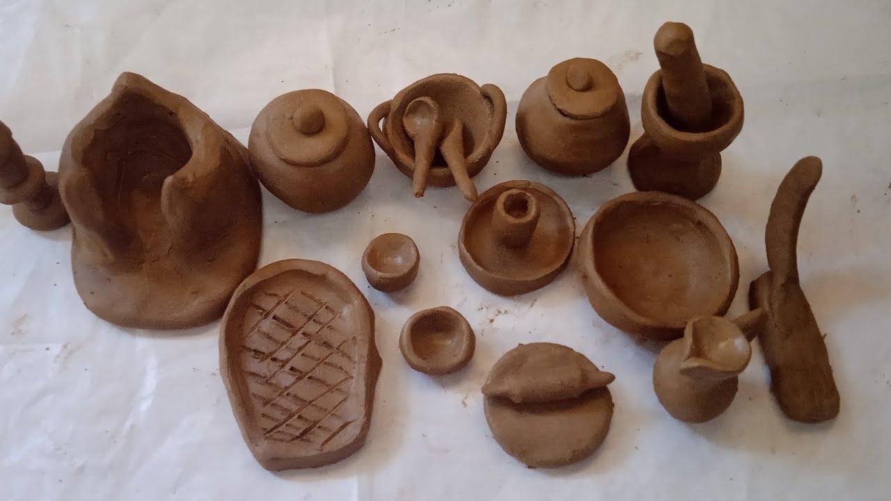 mitti ke khelone kese banate hai. kids4 lanka. - YouTube