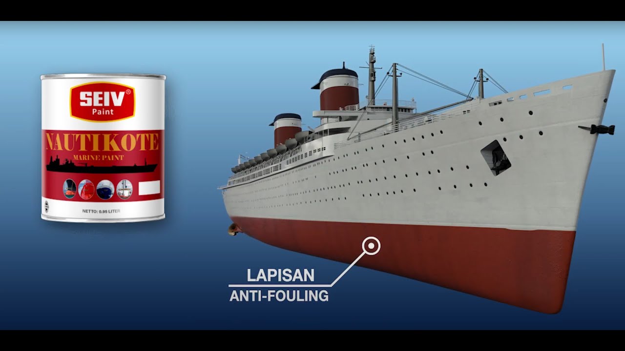 Cat Kapal Laut - SEIV Nautikote Marine Paint - YouTube